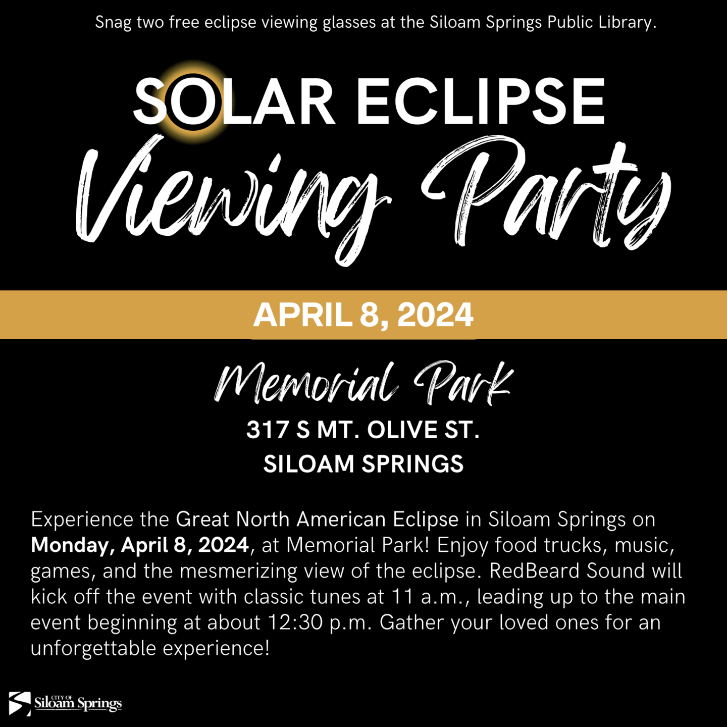 Solar Eclipse Viewing Party | Northwest Arkansas