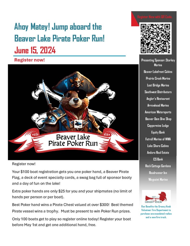 Beaver Lake Pirate Poker Run | Northwest Arkansas